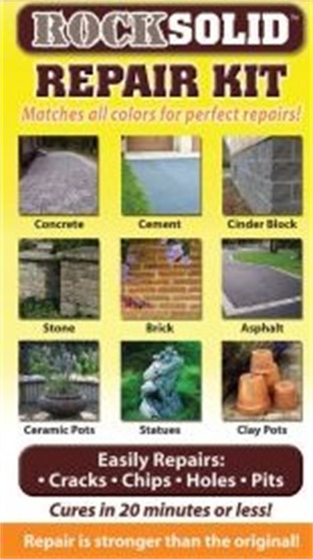 Rock Solid Repair Kit : Plastic, Wood & Tile : Invisible Repair Products